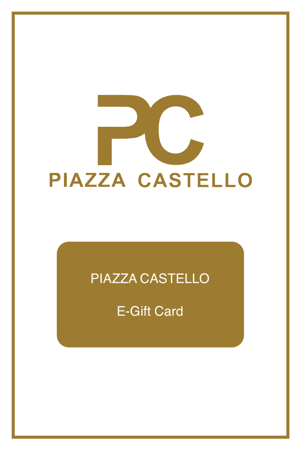 Gift Cards for Luxury Cashmere | £50 £100 £250 £500 | Piazza Castello